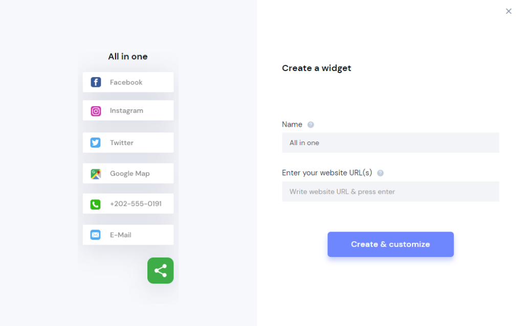 Show All in One CTA Widget On Your Website