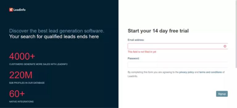 20 Stunning Signup Form Examples in 2025